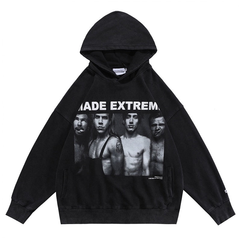 "Extreme Setback" Unisex Men Women Streetwear Graphic Hoodie – Club ...