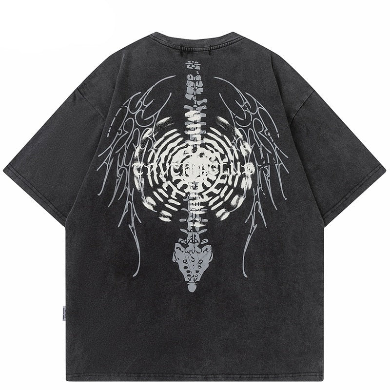 "Washed Down" Graphic Unisex Streetwear Vintage Women Men Y2K T-Shirt ...